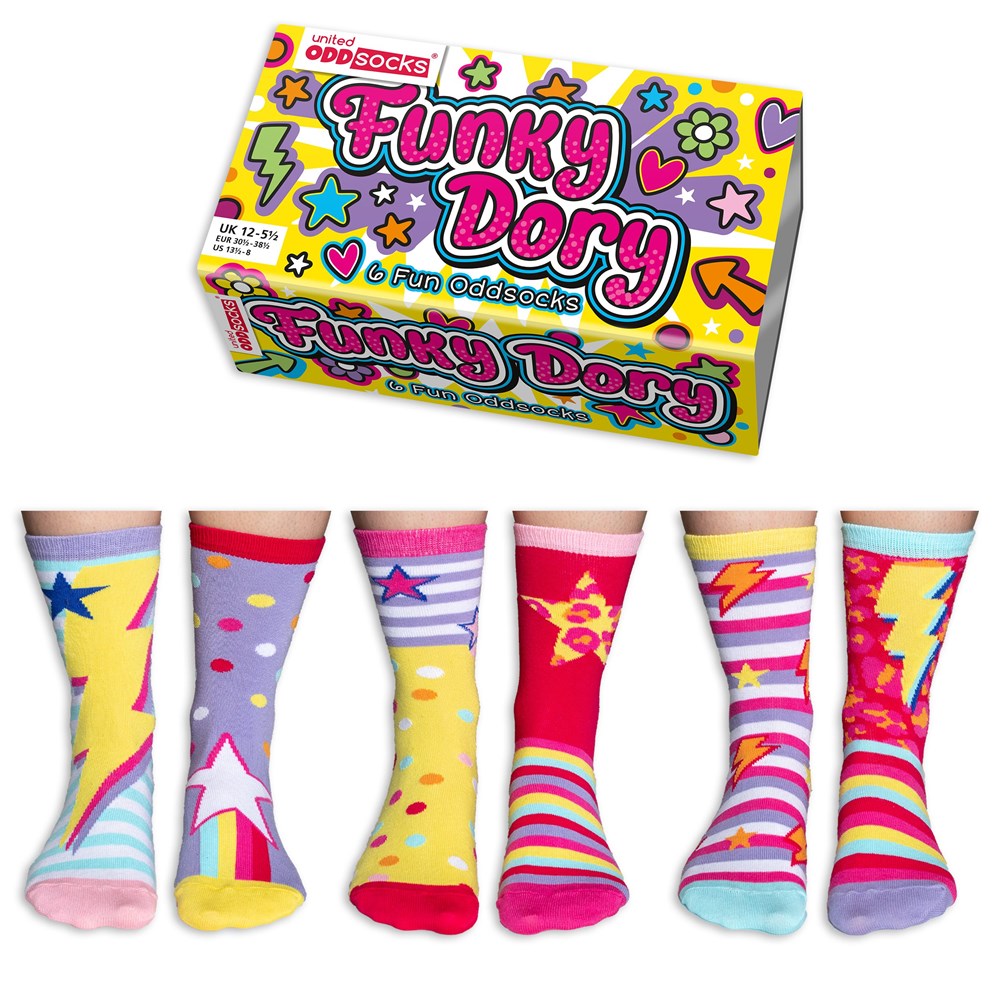 United Oddsocks Funky Dory Socks – Fun Gifts